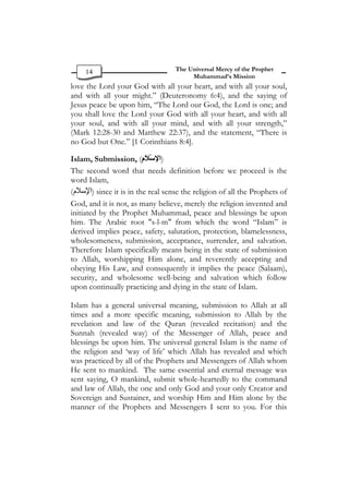 The Universal Mercy of the Prophet Muhammad’s Mission | PDF