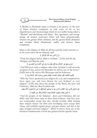 The Universal Mercy of the Prophet Muhammad’s Mission | PDF