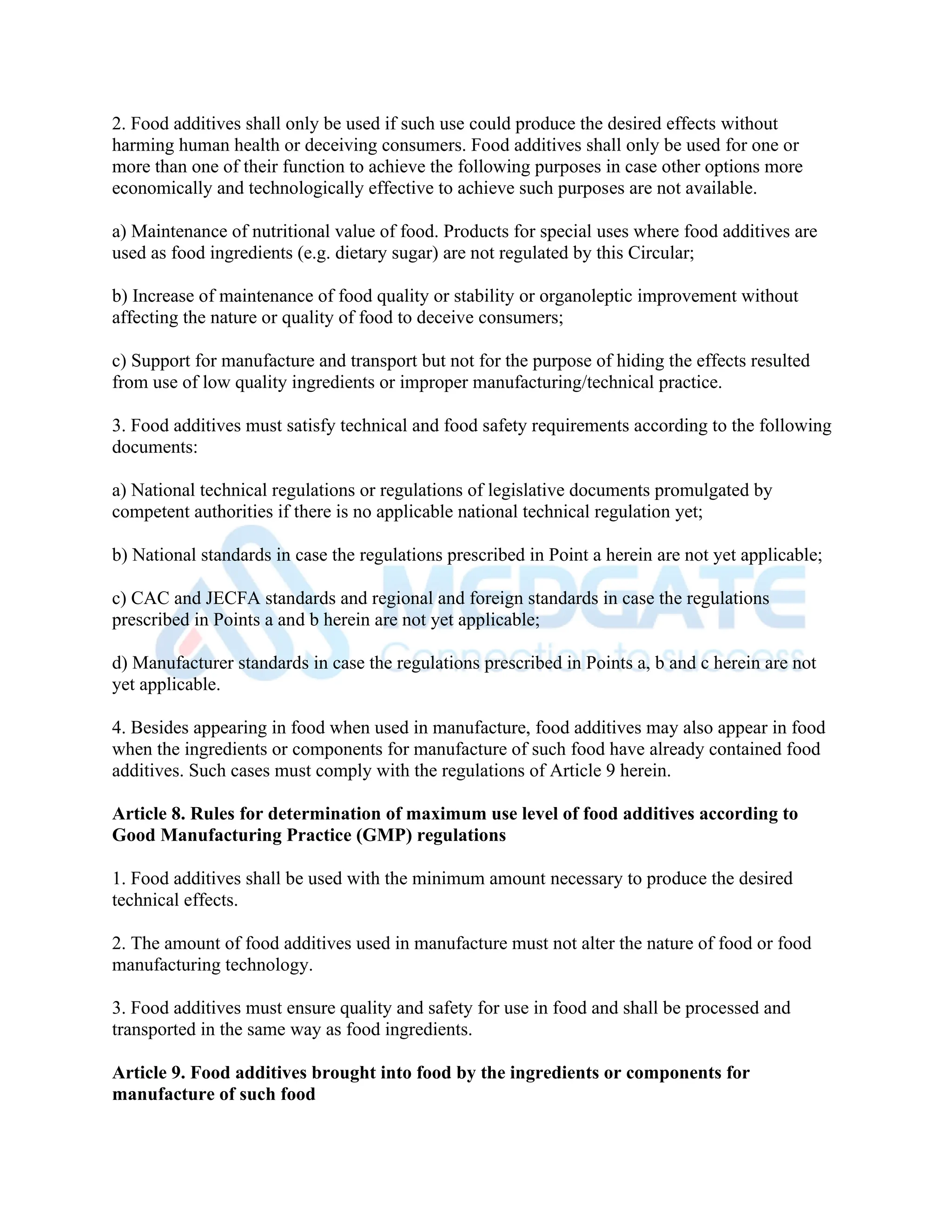 Circular 24/2019/TT-BYT: GUIDING THE MANAGEMENT AND USE OF FOOD ...