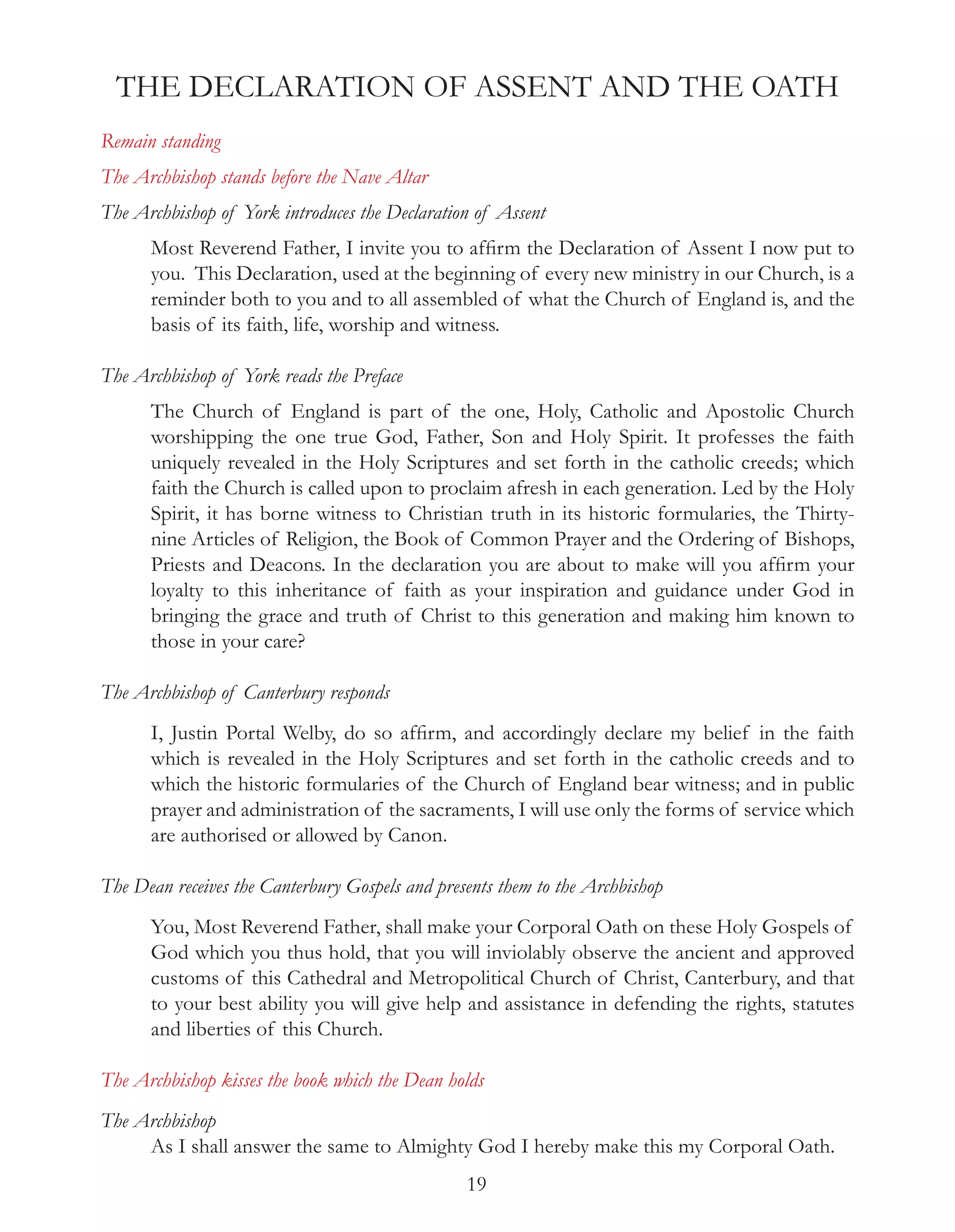 Enthronement service v2-print | PDF