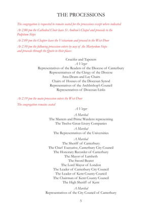 Enthronement service v2-print | PDF