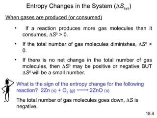 The Fundamental of Chemistry - Entropy and Gibbs Energy | PPT
