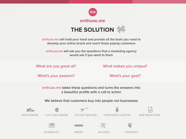 Enthuse.me web summit pitch deck | PDF