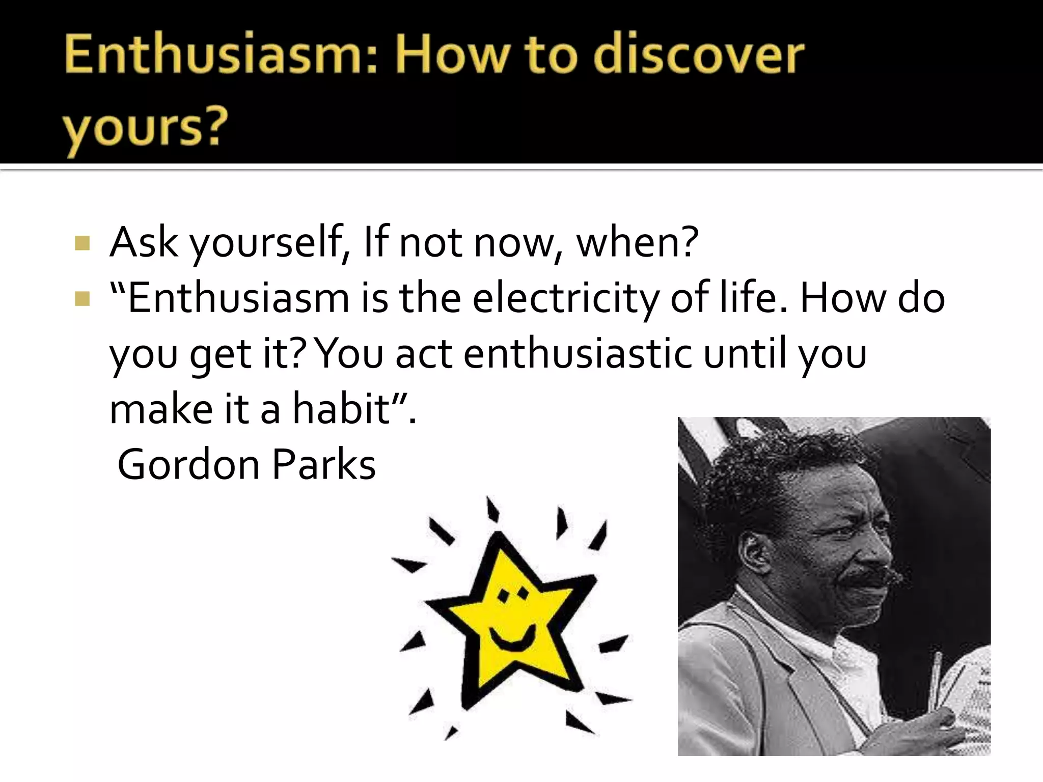 Enthusiasm | PPTX