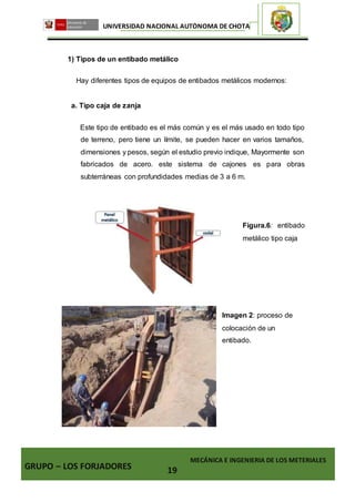 Entibados y tablestacados informe | DOCX