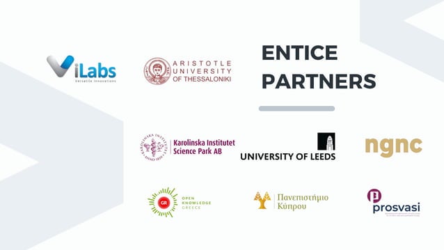 ENTICE - Erasmus+ project overview | PPTX