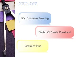 Entigrity constraint | PPTX