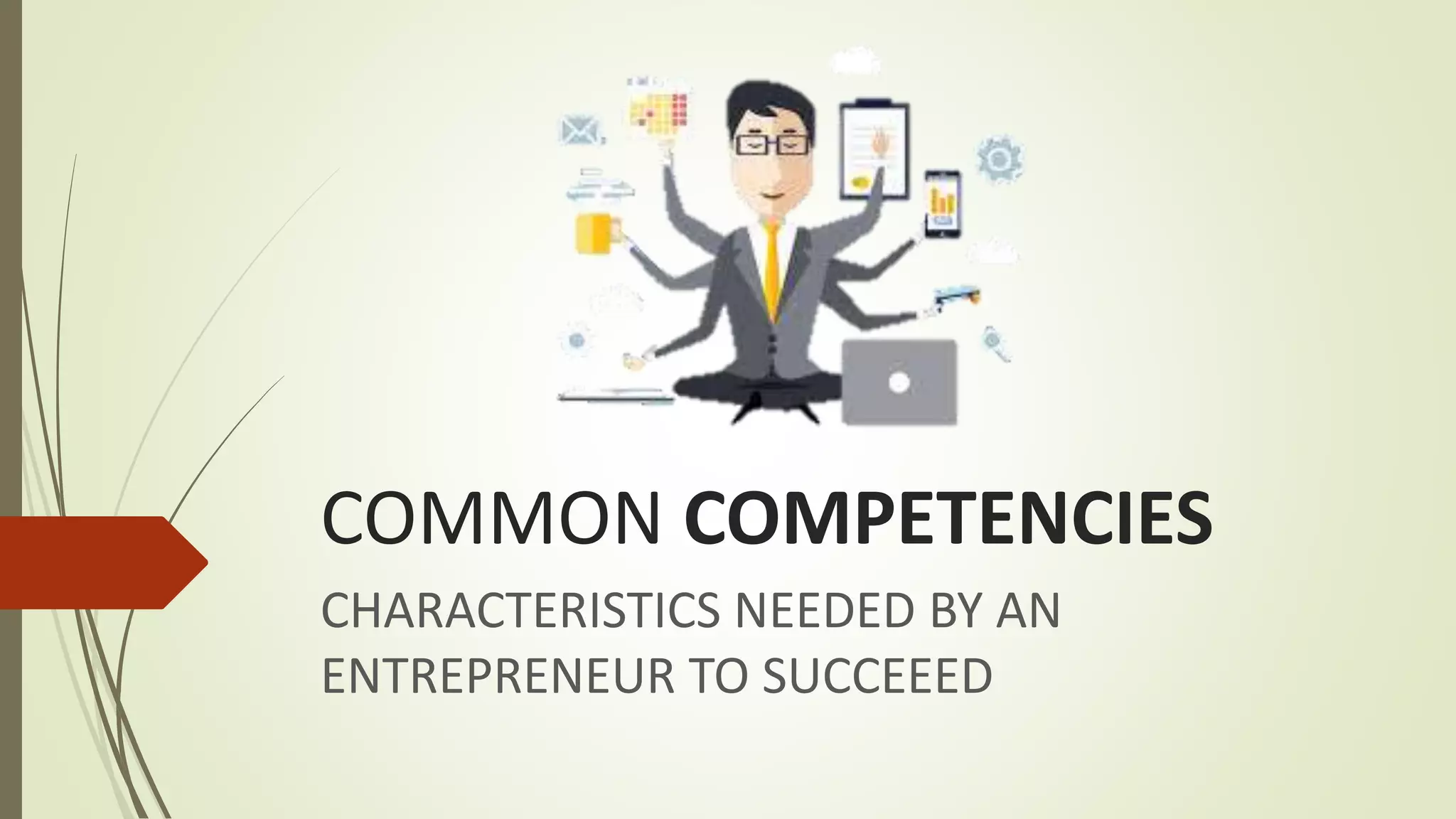 Entrepreneurship Introduction Part 2 - Key Concept & Common Competencies | PPTX