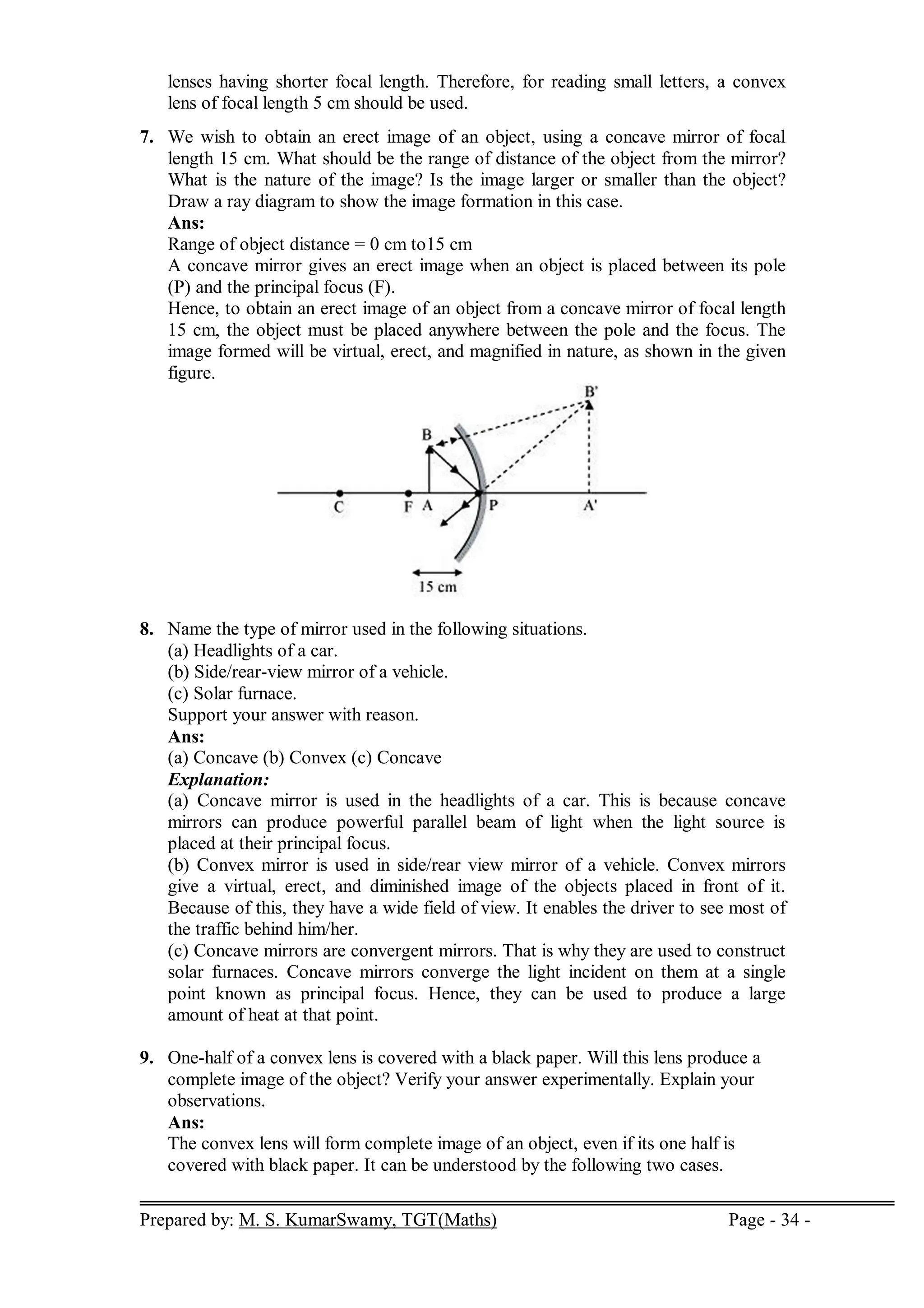 Entire Physics notes for the class 10 students .pdf