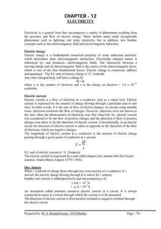 Entire Physics notes for the class 10 students .pdf