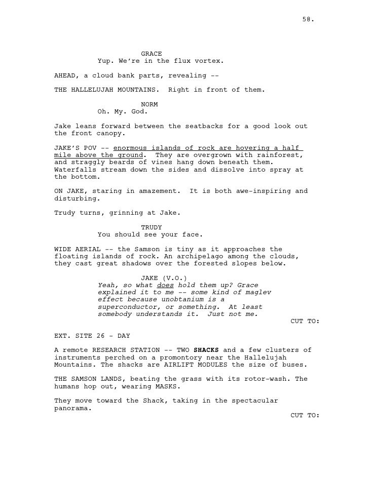 Avatar - Entire Script