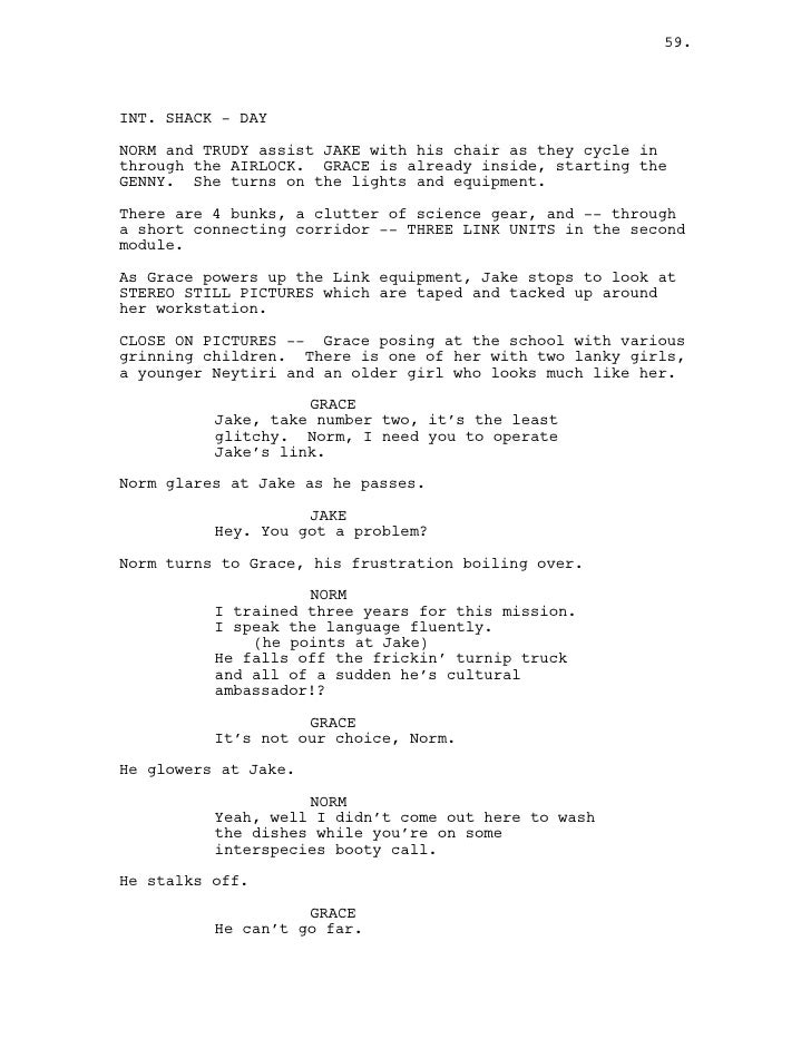 Avatar - Entire Script