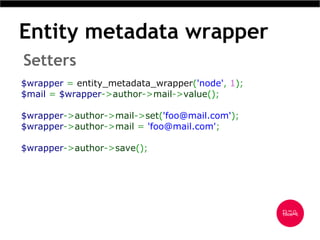 Understanding the Entity API Module | PPT