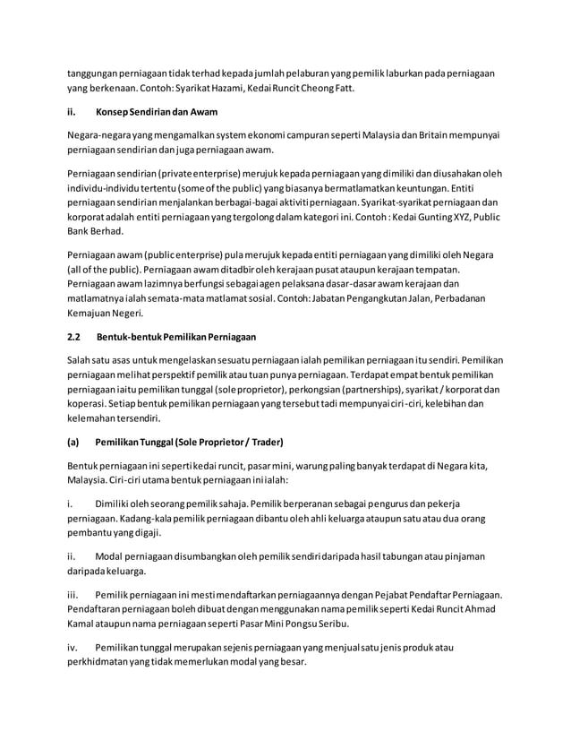 Entiti perniagaan | PDF