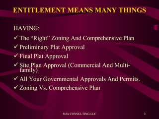 Entitlement 101 For Land Owners And Buyers | PPT