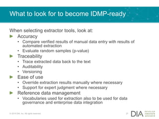 From documents to datasets and back: challenges and solutions | PPT