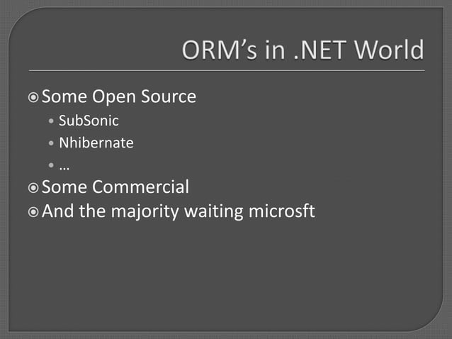 Entity Framework 4 1 Code First Ppt