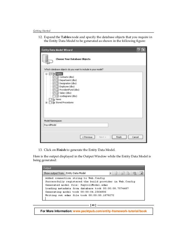 Entity Framework Tutorial Sample Chapter Chapter 2 Getting Started