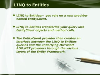 Entity framework1 | PPT