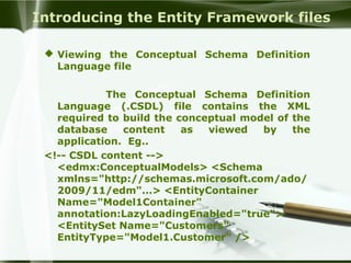 Entity framework1 | PPT