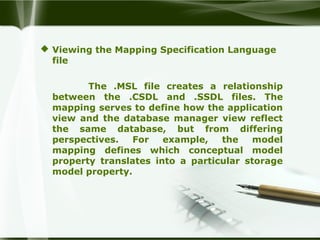 Entity framework1 | PPT