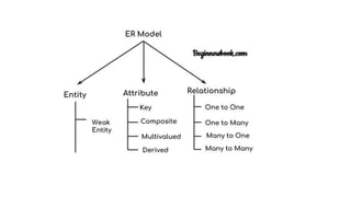 Entity relationship model | PPTX