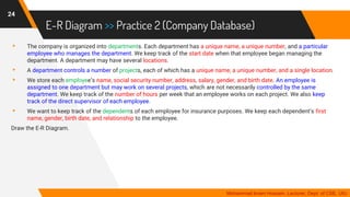 DBMS 2 | Entity Relationship Model | PPT