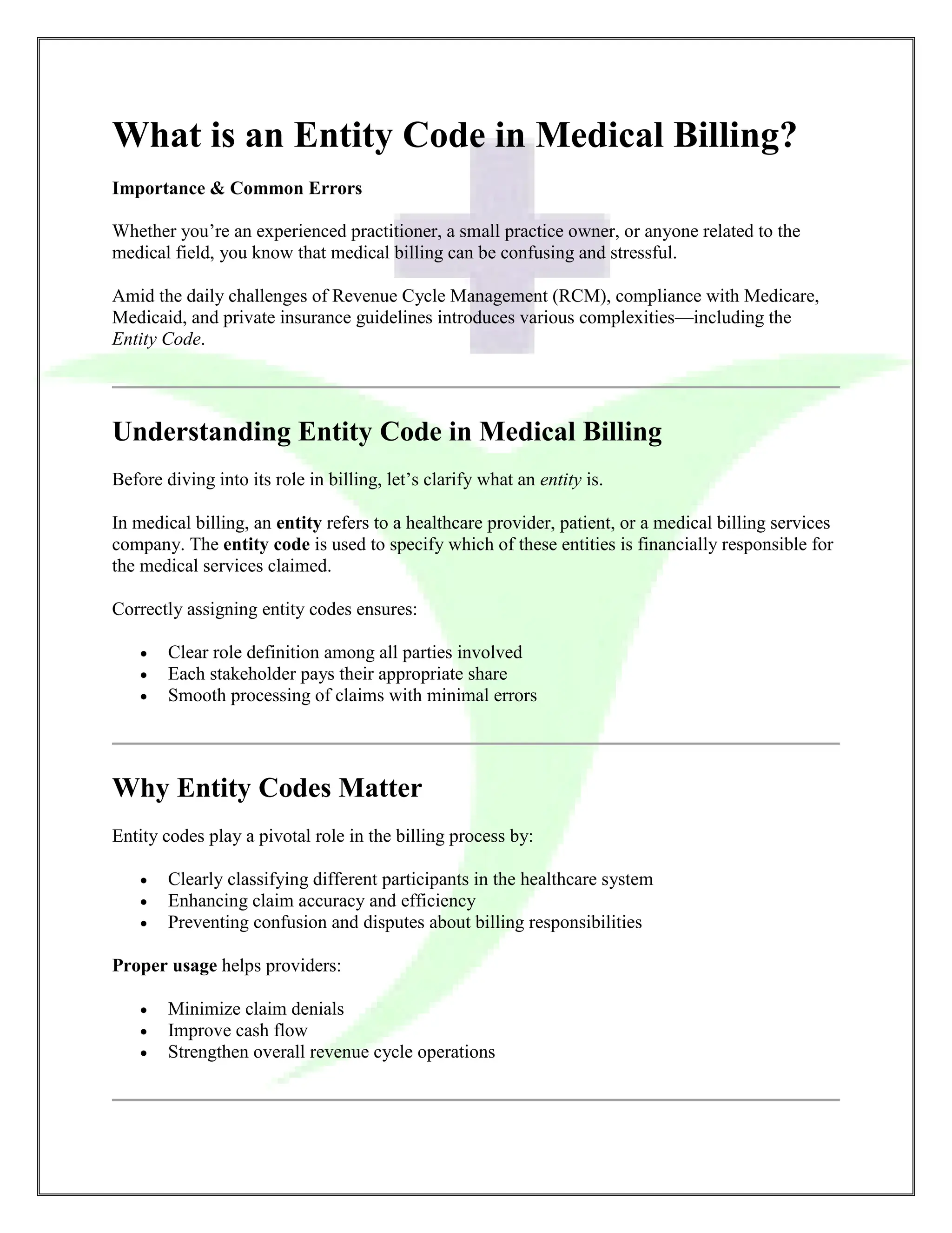 Mastering Entity Codes = Faster Payments | PDF