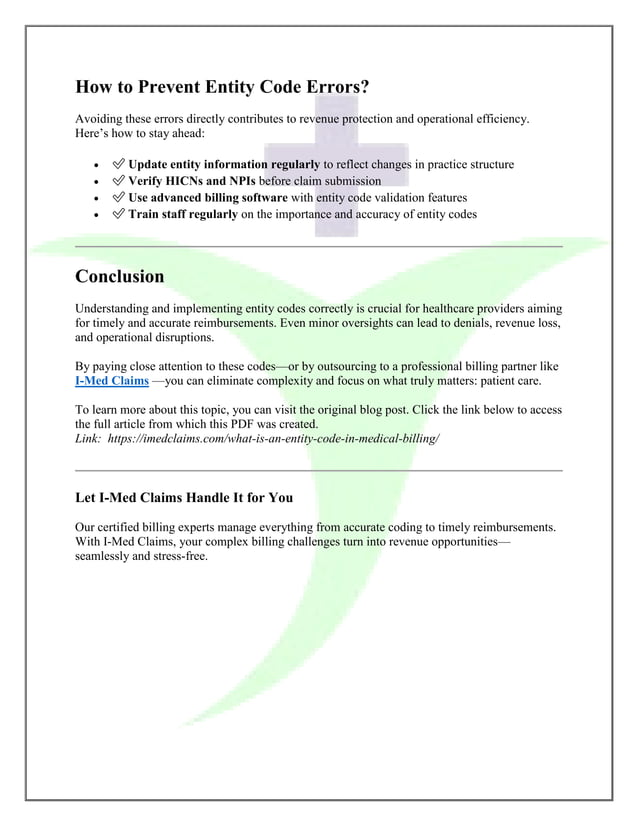 Mastering Entity Codes = Faster Payments | PDF