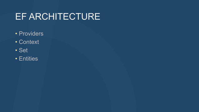 ADO.NET Entity Framework | PPT