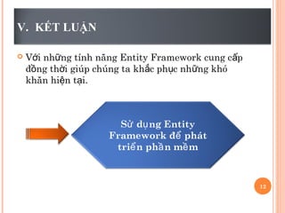 ADO .NET Entity framework | PPT