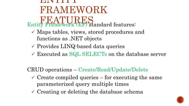 Entity Framework | PPT