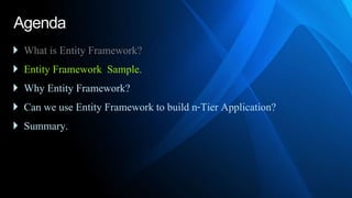 Entity framework | PPT