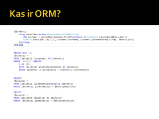 Data Access using Entity Framework | PPT