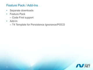 Entity Framework 4 In Microsoft Visual Studio 2010 | PPT