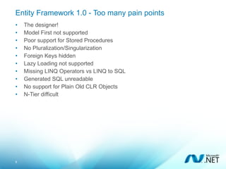 Entity Framework 4 In Microsoft Visual Studio 2010 | PPT