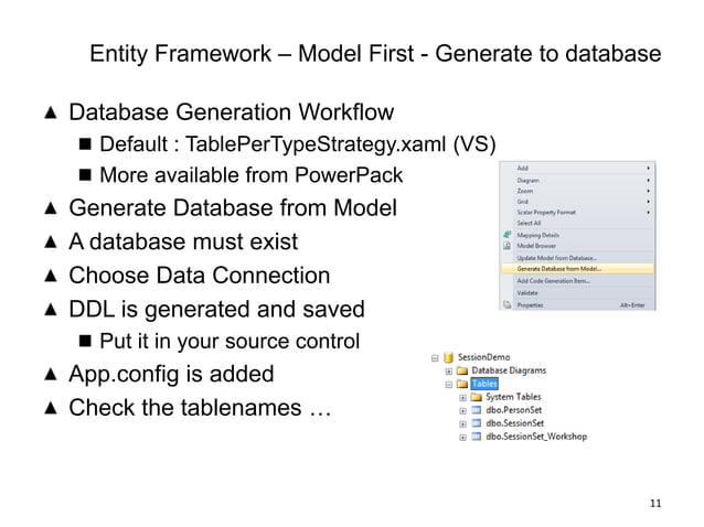 Entity framework and how to use it | PPT