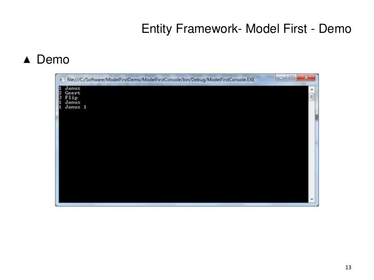 Entity framework and how to use it