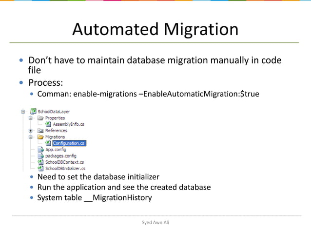 Entity framework code first | PPTX