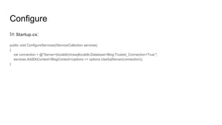 Academy PRO: Entity Framework Сore | PPTX | Databases | Computer Software and Applications