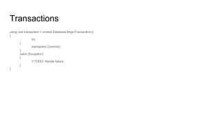 Academy PRO: Entity Framework Сore | PPTX | Databases | Computer ...