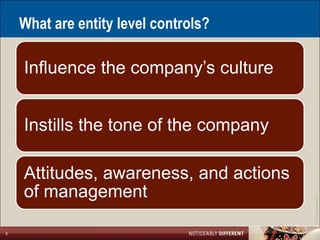 Entity Level Controls And | PPTX