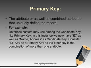 Entity relationship diagram for dummies | PPT