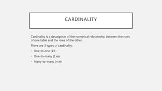 Entity Relationship Diagrams | PPTX