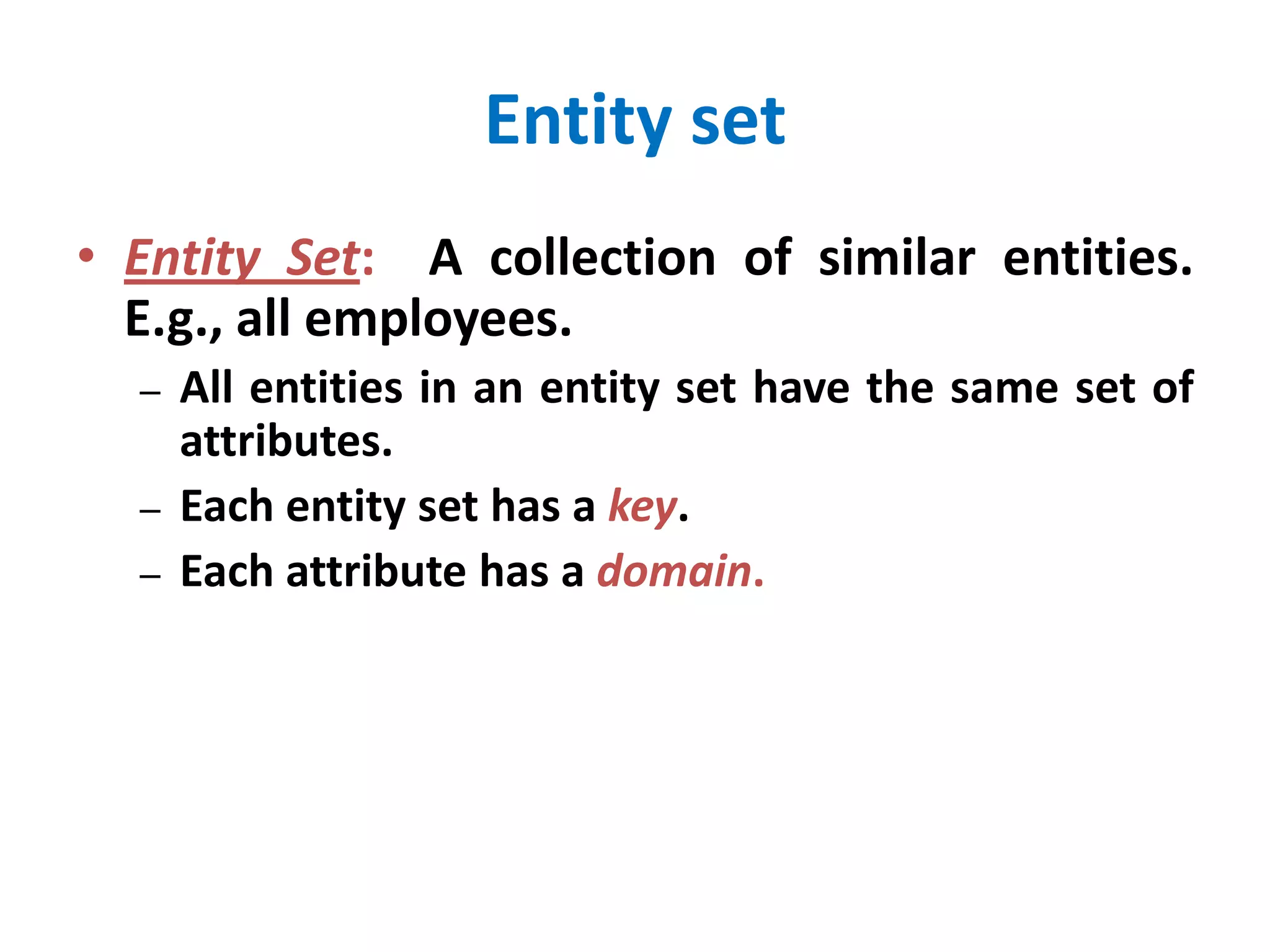 Entity Relationship Model | PPTX