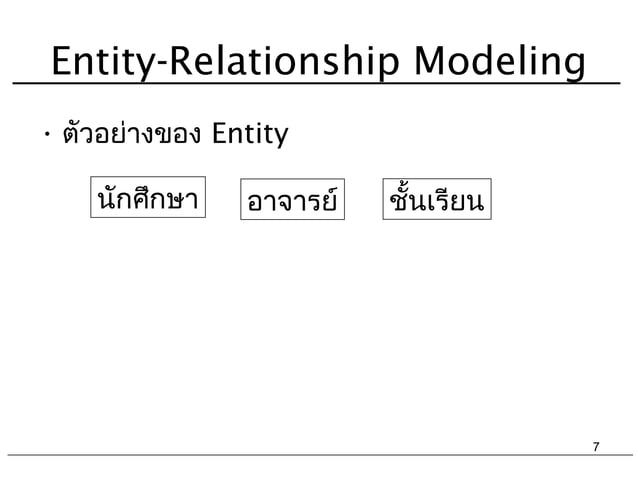 Entity relationship model | PPT