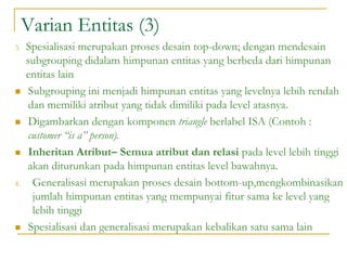 Materi ERD (Entity Relationship Diagram) | PPT