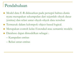 Materi S8stem Basis Data Entity Relationship Model.ppt