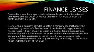 ENT LEASING business definition of leasing | PPTX