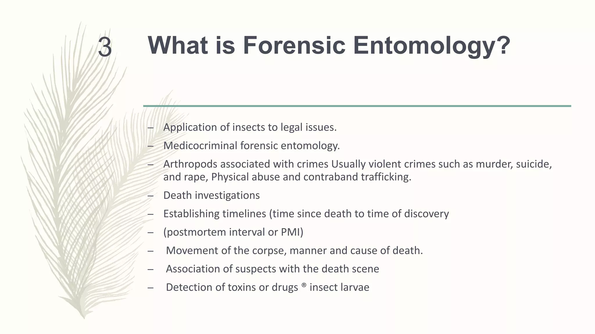 Forensic Entmology | PPTX